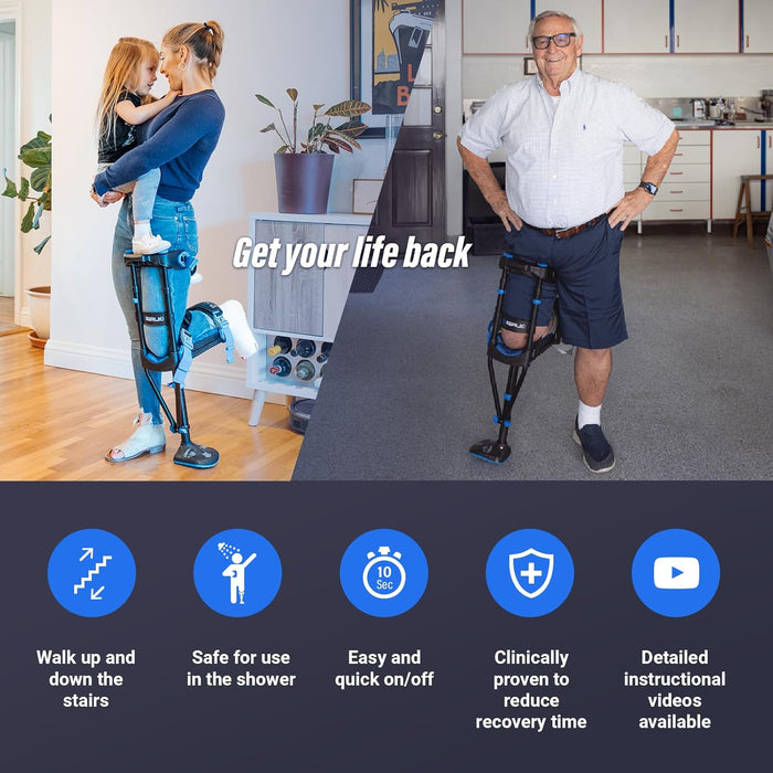 iWalk Hands-Free Walking Crutch for Easy Mobility